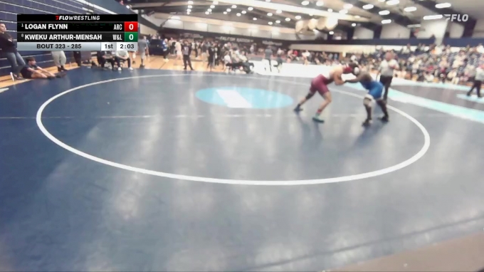 285 lbs Quarterfinal - Logan Flynn, Arcadia vs Kweku Arthur-Mensah ...