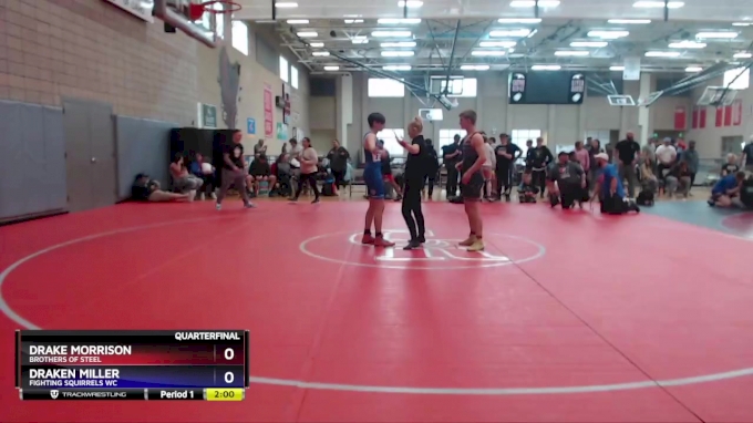 132 lbs Quarterfinal - Drake Morrison, Brothers Of Steel vs Draken ...