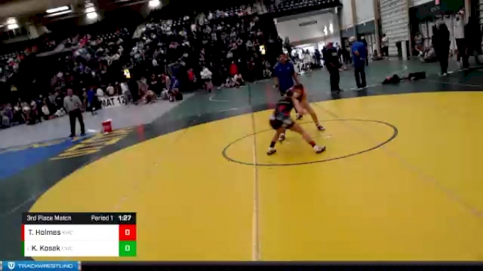 100-109 lbs 3rd Place Match - Kobie Kosek, Centennial Wrestling Club vs ...