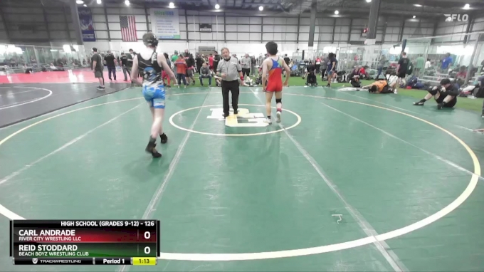 126 lbs Semifinal - Reid Stoddard, Beach Boyz Wrestling Club vs Carl ...