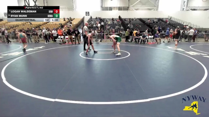 152 lbs Quarterfinal - Logan Walseman, Beaver River Wrestling vs Ryan ...