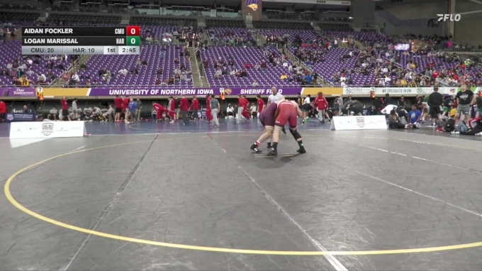 285 lbs Round 4 (6 Team) - Logan Marissal, Harvard vs Aidan Fockler ...