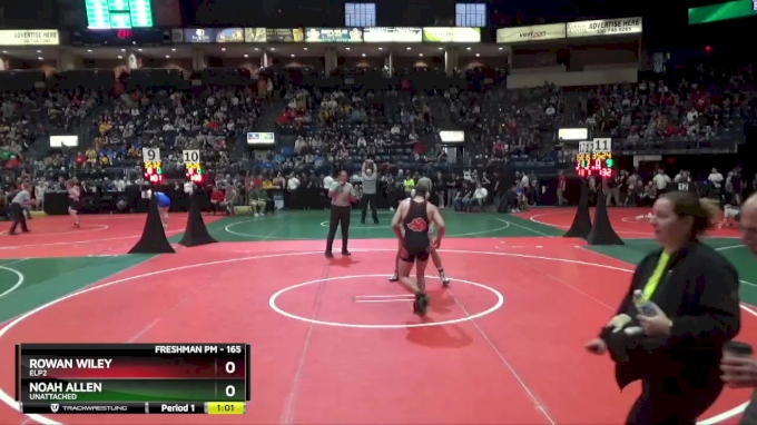 165 lbs Champ. Round 2 - Rowan Wiley, ELP2 vs Noah Allen, Unattached
