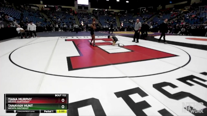 100 lbs Quarterfinal - Tiana Murphy, Wichita-Northwest vs TaNayaih Hunt ...