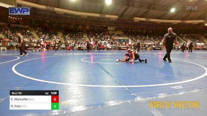 73 lbs 5th Place - Cael Marcotte, Socal Grappling Club vs Reece Fish ...