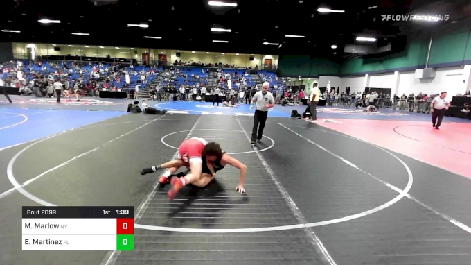 120 lbs Round Of 64 - Matthew Marlow, NY vs Evan Martinez, FL