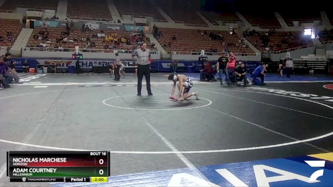 D2-113 lbs Champ. Round 1 - Adam Courtney, Millennium vs Nicholas ...