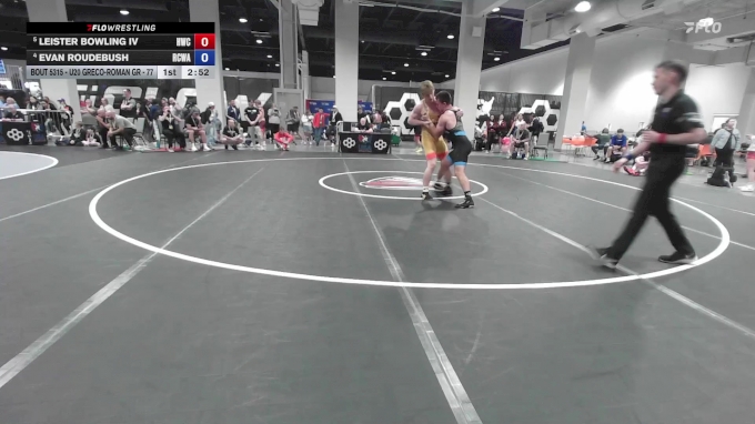 Quarters - Leister Bowling IV, Hawkeye Wrestling Club vs Evan Roudebush ...