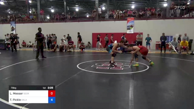 79 kg Consi Of 8 #2 - Logan Messer, George Mason vs Tate Picklo ...