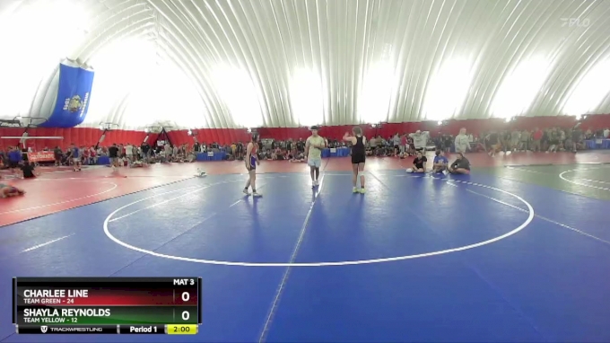 130 lbs Round 2 (6 Team) - Charlee Line, Team Green vs Shayla Reynolds ... 130 lbs Round 2 (6 Team) - Charlee Line, Team Green vs Shayla Reynolds ...