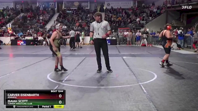 170 lbs Cons. Semi - Carver Eisenbarth, Augusta vs Isaiah Scott, Turner ...