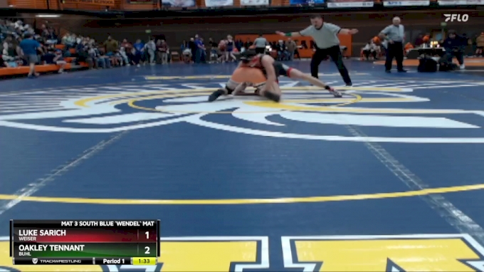 160 lbs Semifinal - Luke Sarich, Weiser vs Oakley Tennant, Buhl