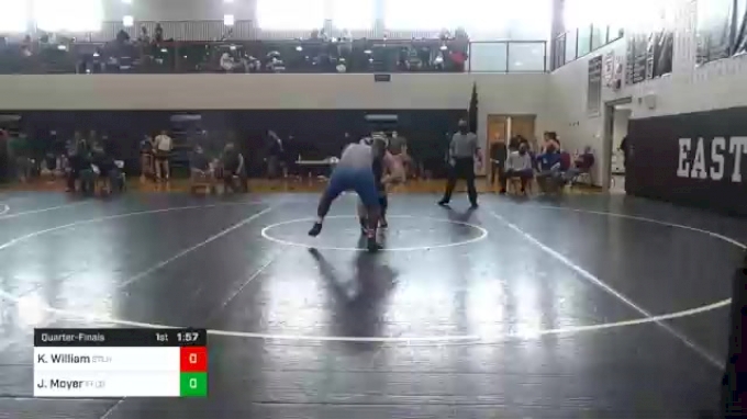 285 lbs Quarterfinal - Killer Raye William, Steelton Highspire vs Jake ...