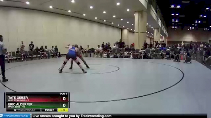 152 lbs Round 3 (8 Team) - Eric Alderfer, MAWA Blue vs Tate Geiser ...