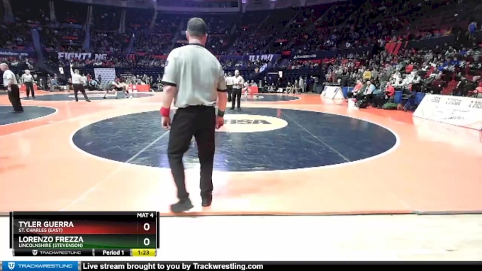 3A 138 lbs Semifinal - Tyler Guerra, St. Charles (East) vs Lorenzo ...