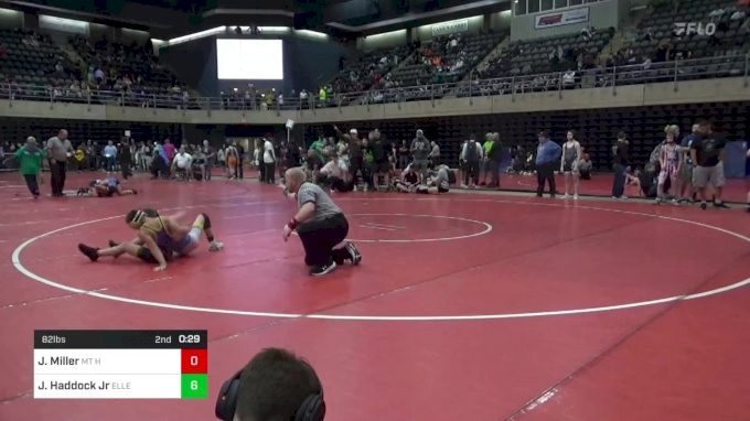 82 lbs Semifinal - Jack Miller, Mt Holly Springs vs Jared Haddock Jr ...