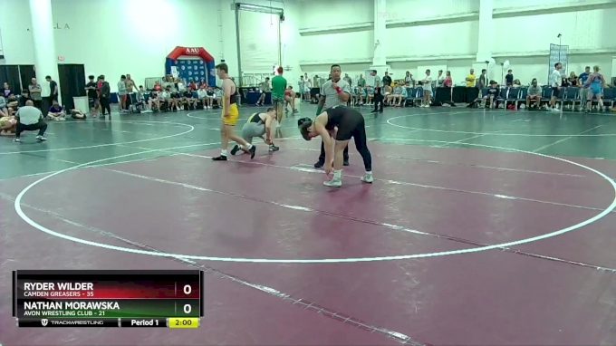 190 lbs Round 1 (10 Team) - Ryder Wilder, Camden Greasers vs Nathan ...