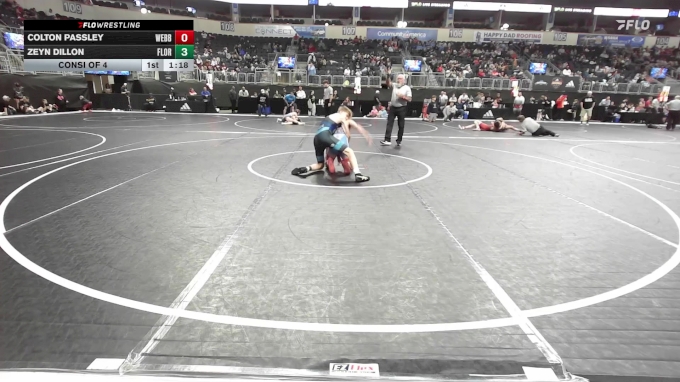 120 lbs Consi Of 4 - Colton Passley, Webb City Youth Wrestling vs Zeyn ...