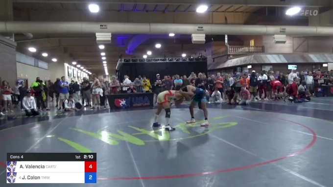 61 kg Cons 4 - Aden Valencia, California RTC / TMWC vs Joe Colon, Titan ...