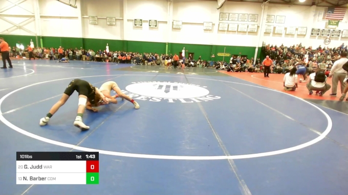 101 lbs Round Of 32 - Garrett Judd, Warwick Valley vs Nick Barber, Commack