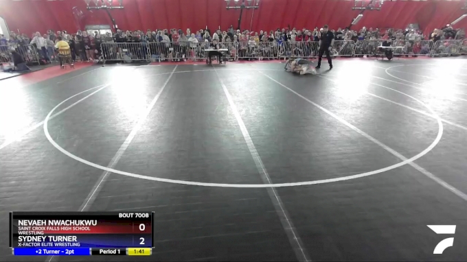 138 lbs Round 1 - Nevaeh Nwachukwu, Saint Croix Falls High School ...