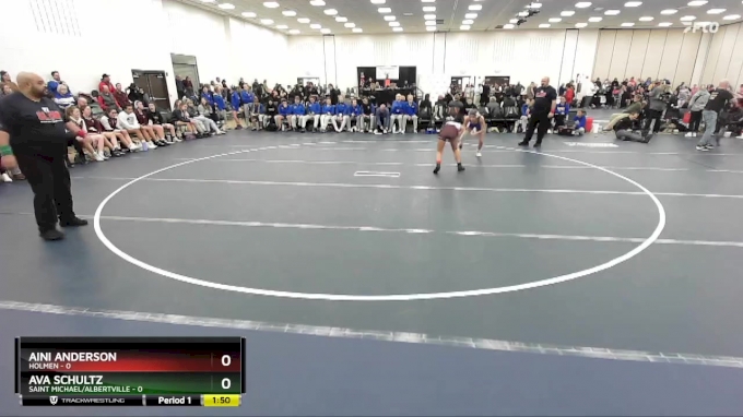 100 lbs Round 3 (3 Team) - Aini Anderson, Holmen vs Ava Schultz, Saint ...