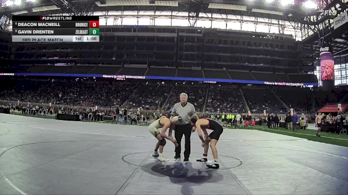 D2-150 lbs 3rd Place Match - Deacon Macneill, Brother Rice HS vs Gavin ...