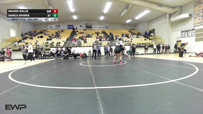 235 lbs Final - Heaven Bullis, Sand Springs Girls vs Danica Sparks, Jay ...