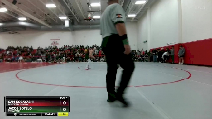 150 lbs Champ. Round 1 - Jacob Sotelo, Vista Peak vs Sam Kobayashi ...