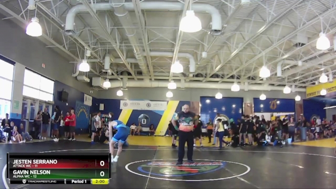 165 lbs Placement (16 Team) - Gavin Nelson, Alpha WC vs Jesten Serrano ...