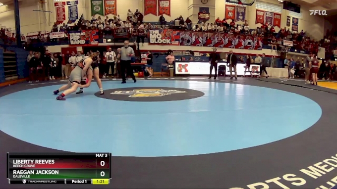 190 lbs Champ. Round 1 - Raegan Jackson, Daleville vs Liberty Reeves ...