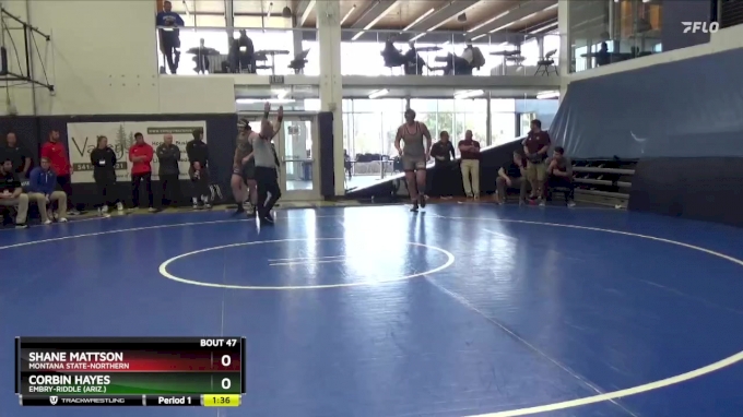285 lbs Champ. Round 1 - Corbin Hayes, Embry-Riddle (Ariz.) vs Shane ...