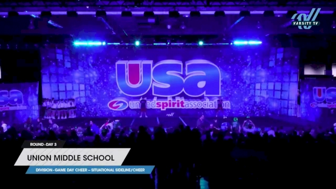 Union Middle School - Game Day Cheer -- Situational Sideline/Cheer ...