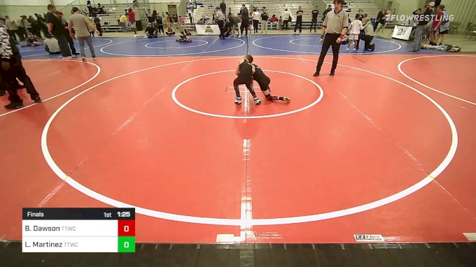 55-58 lbs Final - Bennett Dawson, Team Tulsa Wrestling Club vs Landon ...