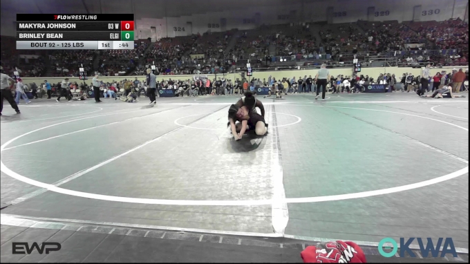 125 lbs Consi Of 8 #2 - MaKyra Johnson, D3 Wrestling Cluib vs Brinley ...