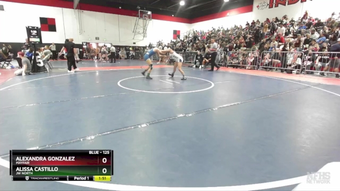 125 lbs Champ. Round 1 - Alissa Castillo, JW North vs Alexandra ...