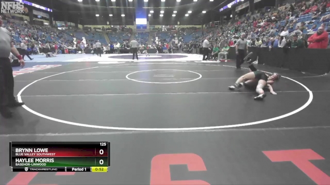 125 lbs Cons. Round 1 - Brynn Lowe, Blue Valley Southwest vs Haylee ...