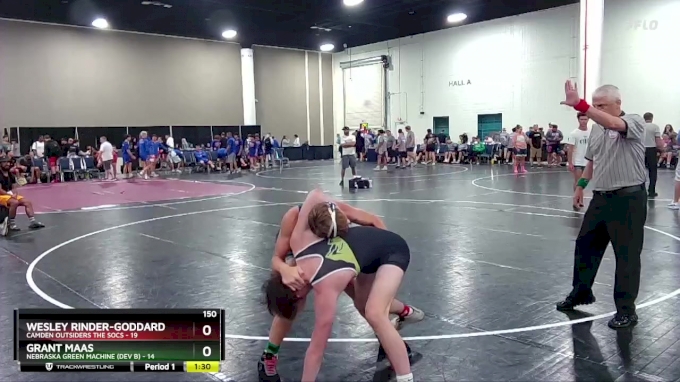 150 lbs Round 2 (16 Team) - Grant Maas, Nebraska Green Machine (Dev B ...