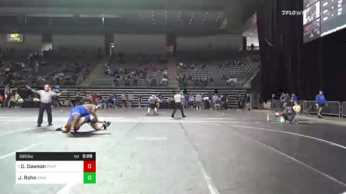 285 lbs Round Of 16 - Devon Dawson, Pratt vs Jacob Rahn, Iowa Lakes