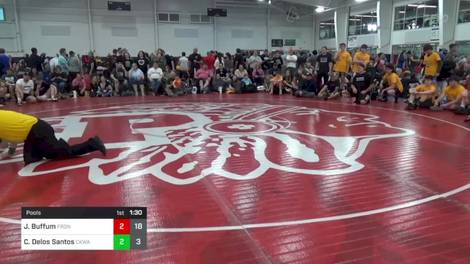 120 lbs Pools - Jake Buffum, Front Royal W.C. vs Christian Delos Santos ...