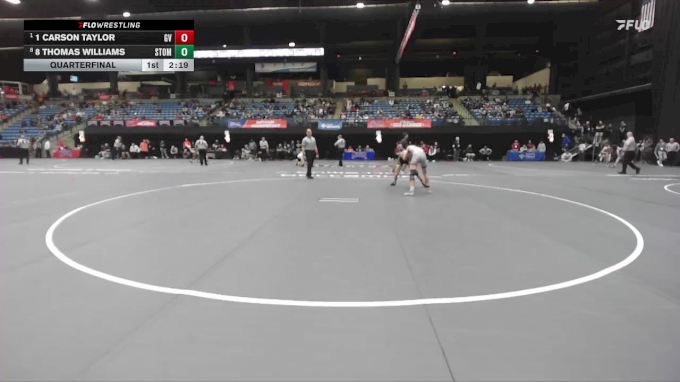 141 lbs Quarterfinal - 1 Carson Taylor, Grand View vs 8 Thomas Williams ...