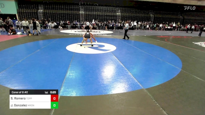 113 lbs Consi Of 8 #2 - Steve Romero, Toppenish vs Jeremiah Gonzalez ...