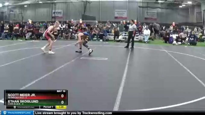 113 lbs Round 3 (4 Team) - Ethan Skoglund, Iowa Black vs Scott Meier Jr ...