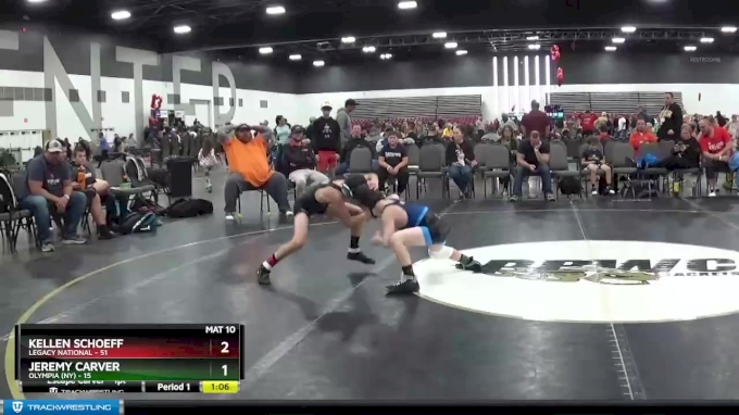 80 lbs Placement Matches (8 Team) - Jeremy Carver, Olympia (NY) vs ...