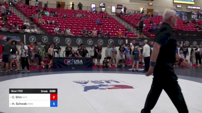 48 kg Round 1 - Carter Shin, Integrity Wrestling Club vs Hayden Schwab ...