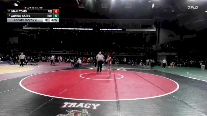 105 lbs Champ. Round 2 - Imani Toms, Patterson vs Lauren Catiis, Twelve ...