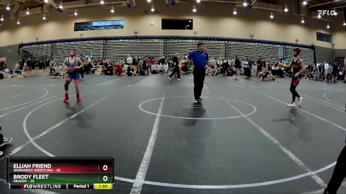 130 lbs Round 3 (8 Team) - Elijah Friend, Warhawks Wrestling vs Brody ...