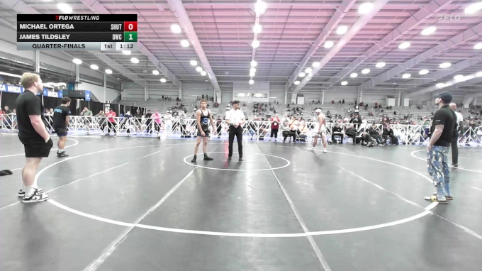 152 lbs Quarterfinal - Michael Ortega, Team Shutt Van Hoven vs James ...