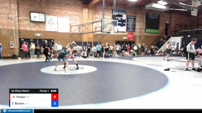 132 lbs 1st Place Match - Hoyt Hvass, Lewiston Wrestling Club vs Tucker ...