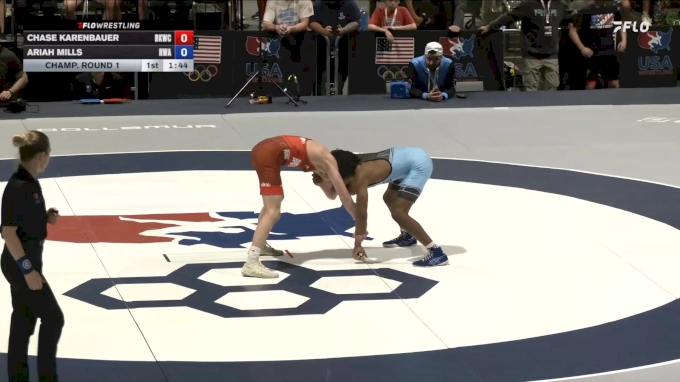 48 (2 of 3) Champ. Round 1 - Chase Karenbauer, Bad Karma Wrestling Club ...